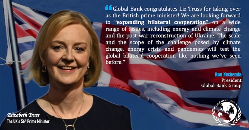 Statement by the Global Bank Group President Ron Nechemia Welcoming the ...